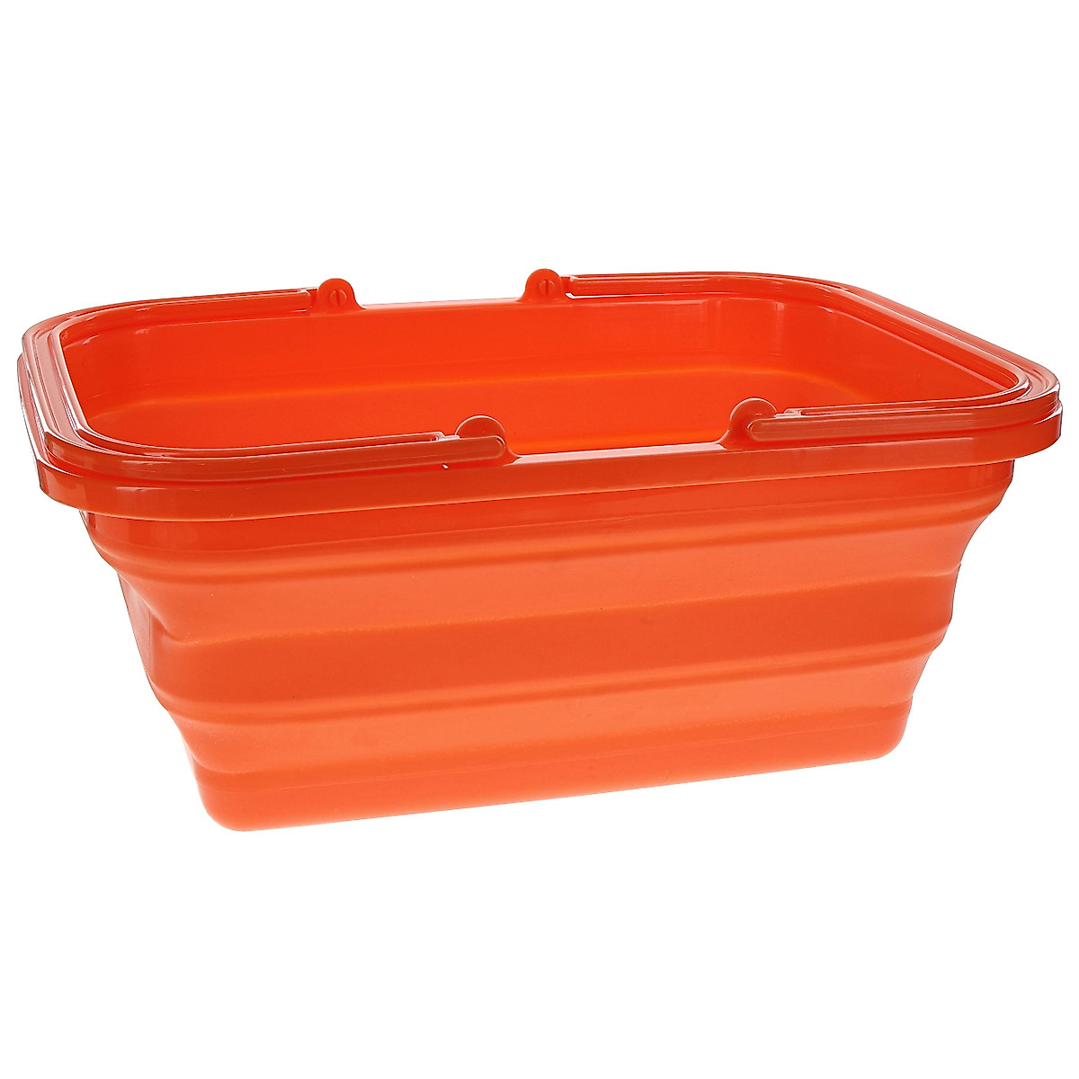 ust FlexWare Collapsible Sink with 2.25 Gal Wash Basin for Washing Dishes and Person During Camping, Hiking and Home, Orange, One Size (20-02735)