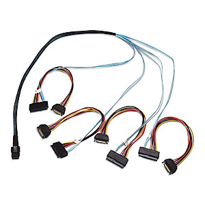 Cable Matters Internal Mini SAS to SAS Cable 1.6 Feet, 0.5m (SFF-8087 to SFF-8482)