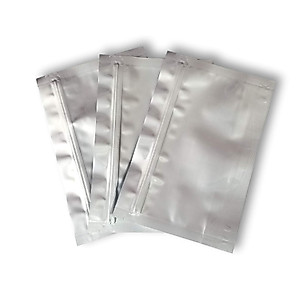 7 Mil (Per Side) Mylar Bag 9"x6"x3" 6 layer MRE-Style - Genuine Single Color Aluminum Foil-Lined Bag for Freeze Drying, Grain, Baking, Storage Container (50) (9"x6"x3") (50)