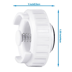 Mudder 509229-1 822419-2 Humidifier Bottle Valve Cap Valve Caps for Humidifier Compatible with Kenmore Moistair Emerson Essick Fits for 758144071 758144170 758144070 758154200 758144150 (2)