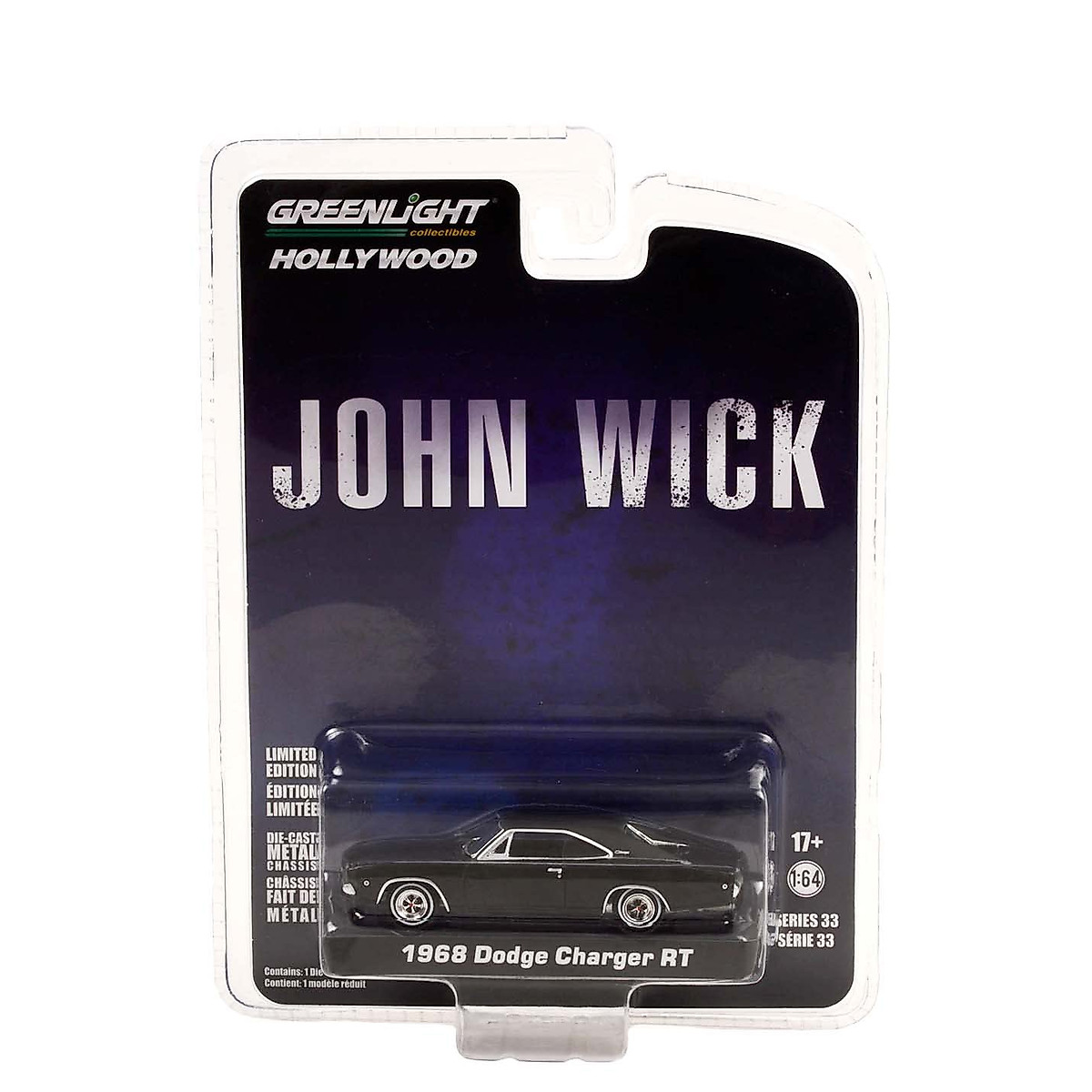 Greenlight 1:64 Hollywood Series 33 - John-Wick (2014) - 1968 Charger R/T 44930-E