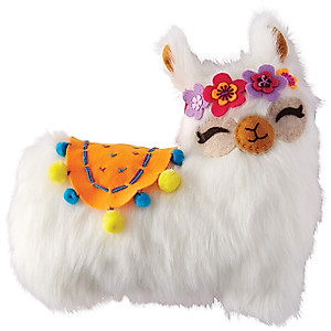 KLUTZ Sew Your Own Furry Llama Pillow Craft Kit Medium
