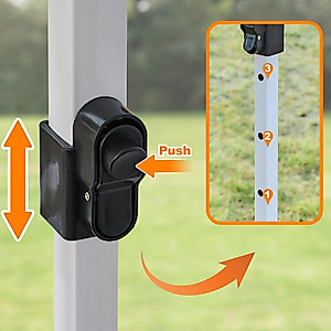 TUKAILAI 10x10ft Pop Up Gazebo, Water-Resistant UV Block Sun Shade Shelter with 4 Sidewalls 1 Door & 9 Windows, Outdoor Instant Canopy Tent for Garden Patio Camping Party Event (Dark Green)