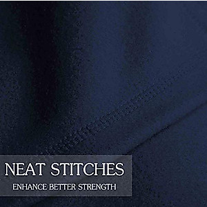 Fleece Blanket Twin Size - Polar Soft Brushed Fabric for Bed, Sofa, Living Room - Thermal Lightweight Spread - All Season Cozy Throw Blanket or Pet Blankets - 56’’ x 92’’ - Navy Blue