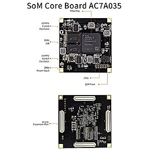 ALINX AX7A035: Artix-7 XC7A35T (FPGA Development Board + USB Downloader)