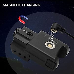 Nihowban Purple Laser Sight with Spring Screw Fixed Slot for Picatinny Rail Handgun/Rifle,Flexible Magnetic USB Charging