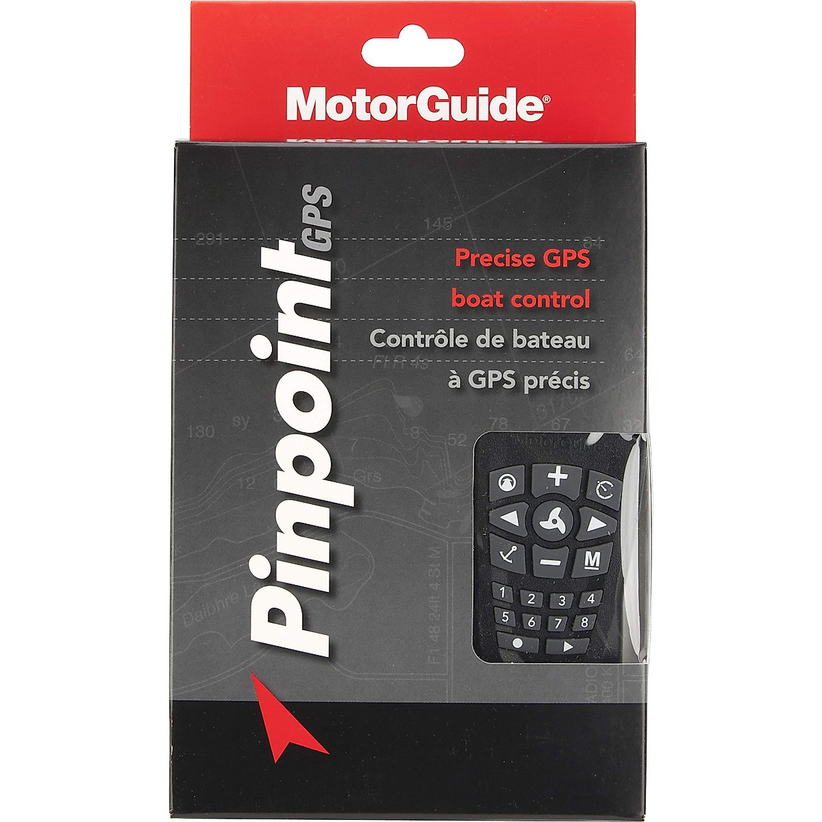 Motorguide 8M0092070 Xi Series Pinpoint Plug-and-Play GPS Navigation System with Handheld Remote, Beige,Black