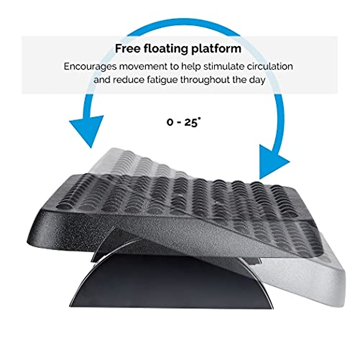 Fellowes 48121 Standard Foot Rest, Graphite