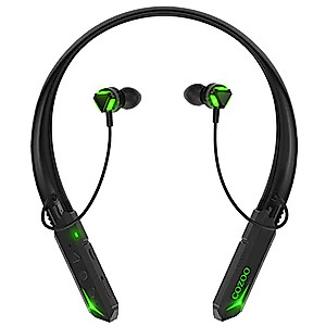 Neckband Bluetooth Headphones,COZOO Bluetooth Wireless Earbuds Neckband Waterproof Sports Earphones w/Mic,HiFi Stereo in-Ear Magnetic Noise Cancelling Earbuds,Acc/ENC Dual Audio Decoding,23H Playtime