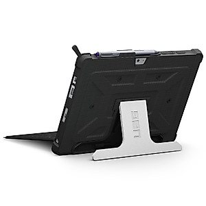 URBAN ARMOR GEAR [UAG] Microsoft Surface 3 Feather-Light Composite [Black] Aluminum Stand Military Drop Tested Case