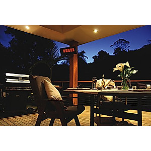 Bromic Heating Tungsten 500 Smart-Heat Gas 5 Burner Radiant Infrared Patio Heater, Natural Gas, 43000 BTU