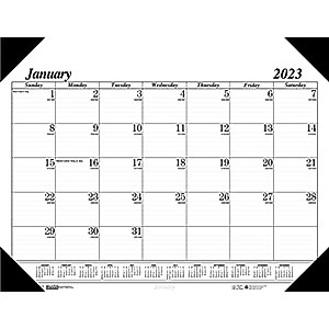 House of Doolittle 2023 Monthly Desk Pad Calendar, Economy, 22 x 17 Inches, January - December (HOD12402-23)