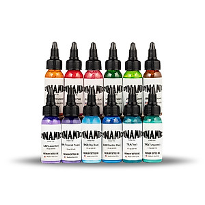 Dynamic Color Co - Circa Color Set 1oz Includes: Electric Blue, Sky Blue, Teal, Turquoise, Bright Orange, Light Brown, Lyme Green, Leaf Green, Tropical Purple, Lavender, Hot Pink, Bubble Gum Pink