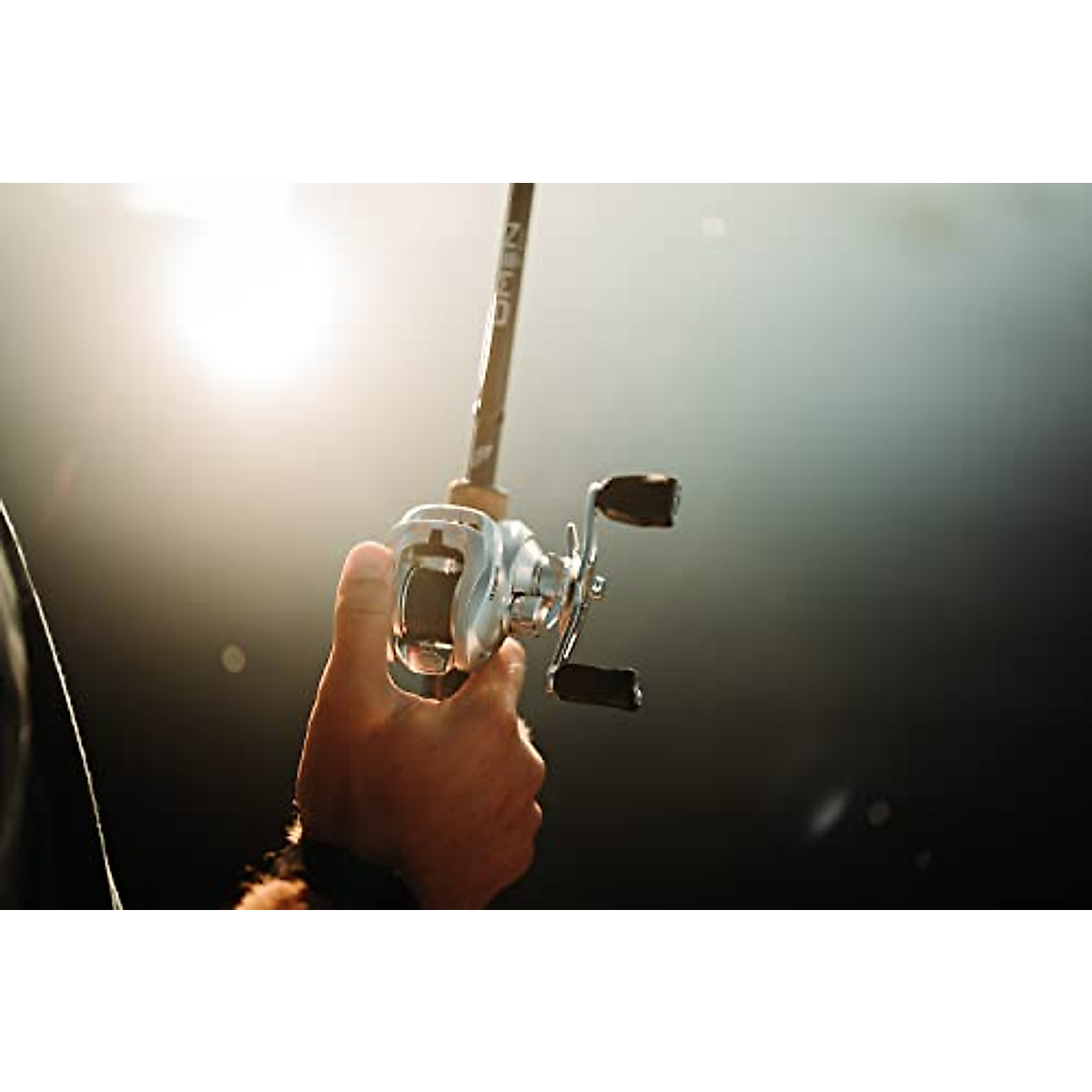 13 FISHING - Modus C2 Baitcast Reel - 6.6:1 Gear Ratio - Left Hand Retrieve (Fresh) - MODC2-6.6-LH,Silver