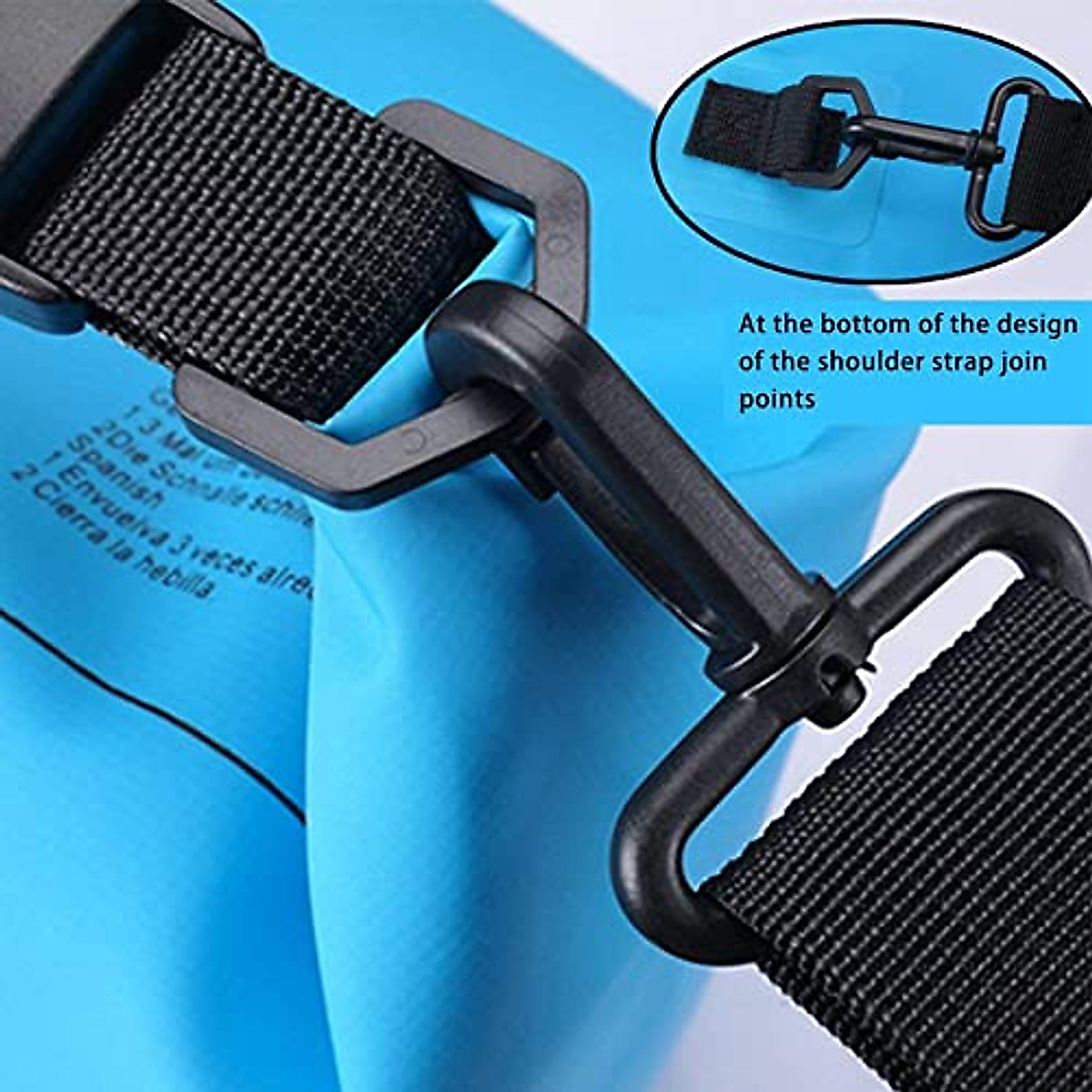 Bear Outdoor Dry Sack/Waterproof Bag for Boating, Kayaking, Hiking, Snowboarding, Camping, Rafting, Fishing and Backpacking (Blue, 30L)