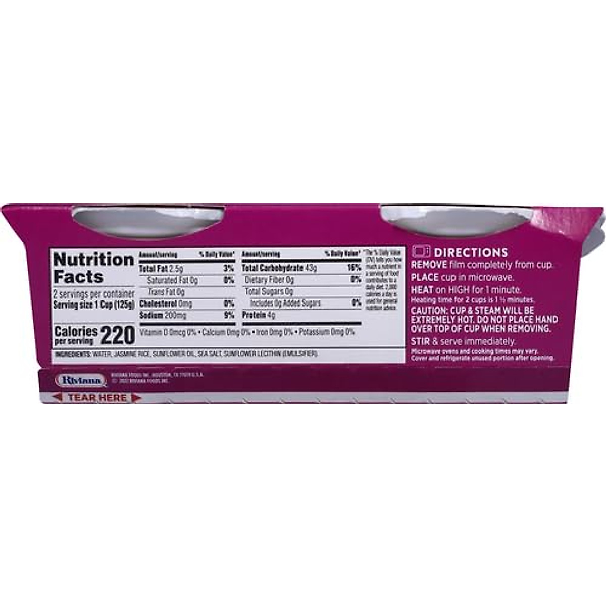 Minute Ready to Serve Jasmine, 2-pack, 8.8 oz