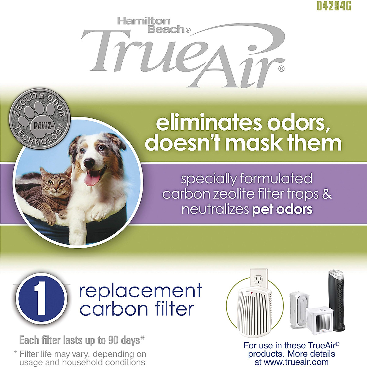 Hamilton Beach True Air Carbon Filter for Tobacco Odors