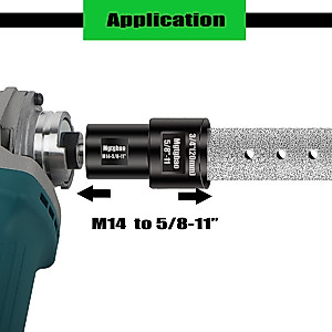 1pcs Angle Grinder Adapter Different Thread Diamond Core Bits Drill Grinder Cutter M14 female to 5/8-11 male.
