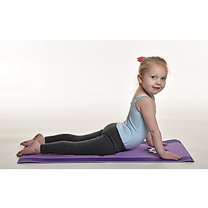 The Little Yoga Exercise Mat Mini Playtime Mat for Babies and Toddlers Non Toxic Non Slip Pretty Lotus Flower Design for Active and Calm Play