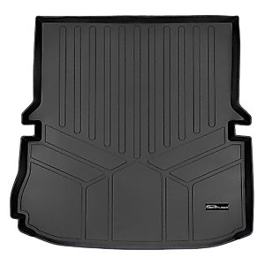 SMARTLINER All Weather Custom Fit Cargo Trunk Liner Floor Mat Behind 2nd Row Black Compatible with 2011-2019 Compatible with Ford Explorer