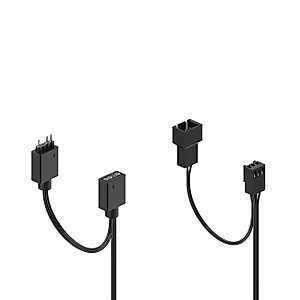 Fractal Design Aspect 14 RGB 140 mm 1000 RPM Black Frame 3-Pack Computer Fan