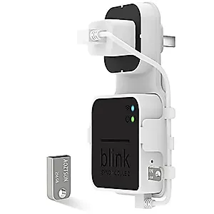 256GB USB Flash Drive and Outlet Wall Mount for Blink Sync Module 2, Save Space and Easy Move Mount Bracket Holder for Blink Outdoor Indoor Security Camera (Blink Sync Module 2 is NOT Included)