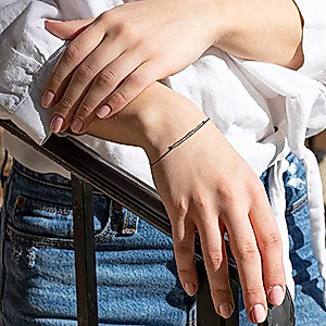 Friendship Gifts Morse Code Bracelet, 925 Sterling Silver Gifts for Friends Friend Gifts for Women U Got This Morse Code Bracelet for Women Birthday Gifts for Friends Female Friendship Bracelet