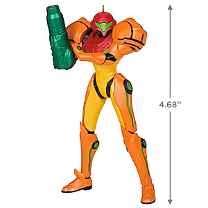 Hallmark Keepsake Christmas Ornament 2023, Nintendo Metroid Samus Ornament, Gifts for Gamers
