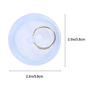 CAXUSD 8 Pcs Sewer Plug Shower Stopper Bath Plug Wash Basin Sink Kitchen Sink Stopper Bathtub Stopper Cover Bath Tub Drain Plug Sink Stopper Replacement Toilet Lid Decal Tub Plug Rubber