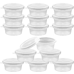 Fyess 40 Pack Slime Storage Containers And Foam Ball Storage Containers With Lids For 20g Slime.