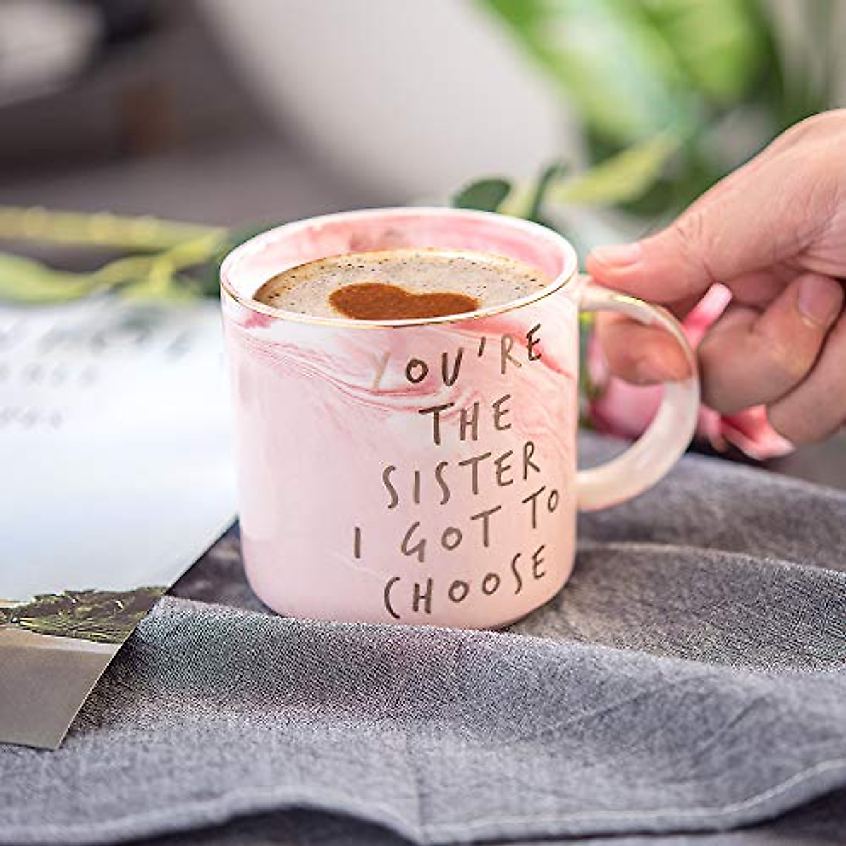 You're the Sister I Got to Choose - Like Sisters Gifts - Best Friend Friendship Gifts for Women - Funny Best Friend Birthday Gifts for Soul Unbiological Sister, BFF