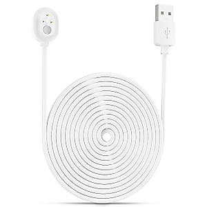 BECEMURU Weatherproof 30FT/9M Battery Charging Cable Power Cord Compatible for Arlo Pro 3 Floodlight Security Camera with Fast Charging US Plug Adapter