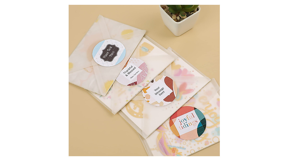 MaxGear 2-inch Round Sticker Labels for Inkjet & Laser Printers