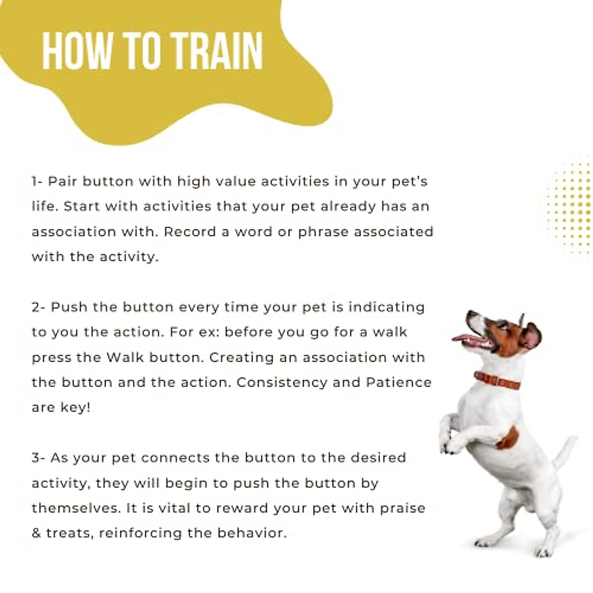 Kilab Talking Dog Buttons– Pack of 12 Recordable Dog Communication Buttons with 2 Mats | Talking Buttons for Dogs & Cats | Talking Dog Button for Communication with 30 Stickers (12 Pack)