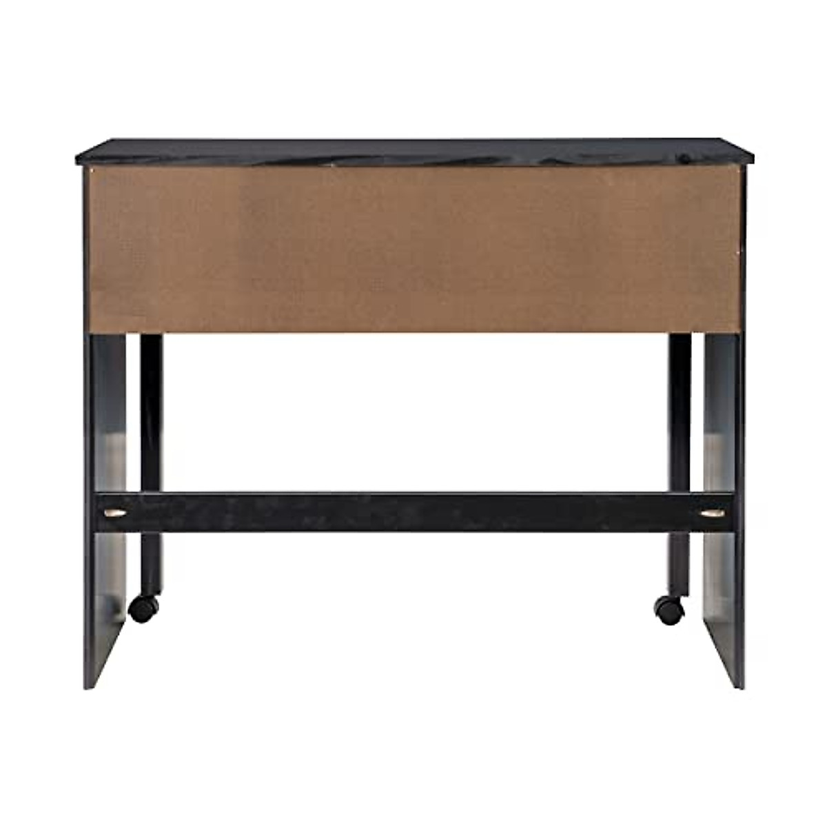Linon Home Decor Products Black Extendable Console Linon Corinne Desk