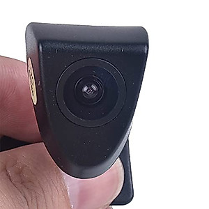 TOTMOX Car Auto Front View Camera Forward Cam, Compatible with Toyota Prado Highlander Land Cruiser Rav4 Camry Corolla Yaris Vizi Reiz Verso