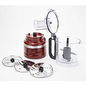 KitchenAid KFP0920QGC 9 Cup 3 Disks 2 Blades & Spatula Food Processor, Gloss Cinnamon