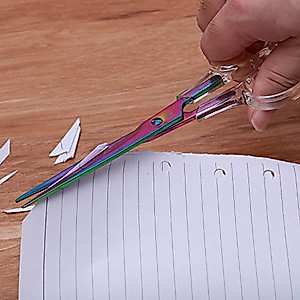 Acrylic Multi Color Office Scissors (7") by DS DRAYMOND STORY - Desktop Stationery (Wife Birthday Gift Ideas)