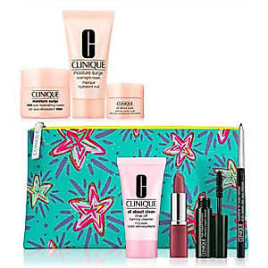 Clinique Glowy Skin 8-Piece Gift with Moisture Surge All About Eyes