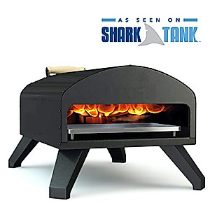 Bertello Outdoor Pizza Oven Everything Bundle - Gas, Wood & Charcoal Fired Outdoor Pizza Oven. Portable Pizza Oven AS SEEN ON SHARK TANK - PATENT PENDING