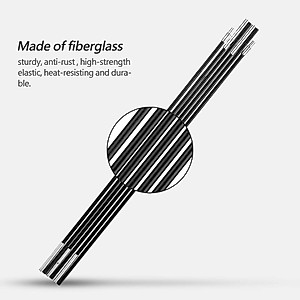 Zerone Replacement Tent Poles, Aluminum Rod Tent Pole Replacement Accessories, Multifunction Tent Poles Rod