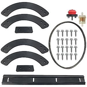 Masnln Snowblower Paddles 753-04472, Scraper Bar 731-1033, Belt 754-04204 for MTD Craftsman 21 inch Single Stage Snow Blower with Hardware Kit