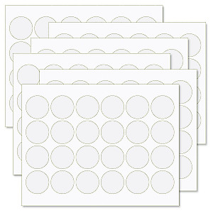 Silver Bell Cardinals Christmas Envelope Seals - Set of 144 Self-Adhesive, Flat-Sheet, 1-1/2" Round Sticker Seals, by Colorful Images