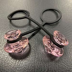 ROSIN PRESS YHS Glass Cap Accesspories (Pink)