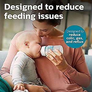 Philips Avent Fast Baby Bottle Warmer & Anti-Colic Baby Bottle Flow 1 Nipple, 4pk, SCY761/04 & Anti-Colic Baby Bottles