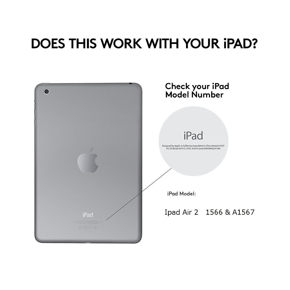 Logitech B01873TZRK Hinge Flex Case for iPad Air 2 Black