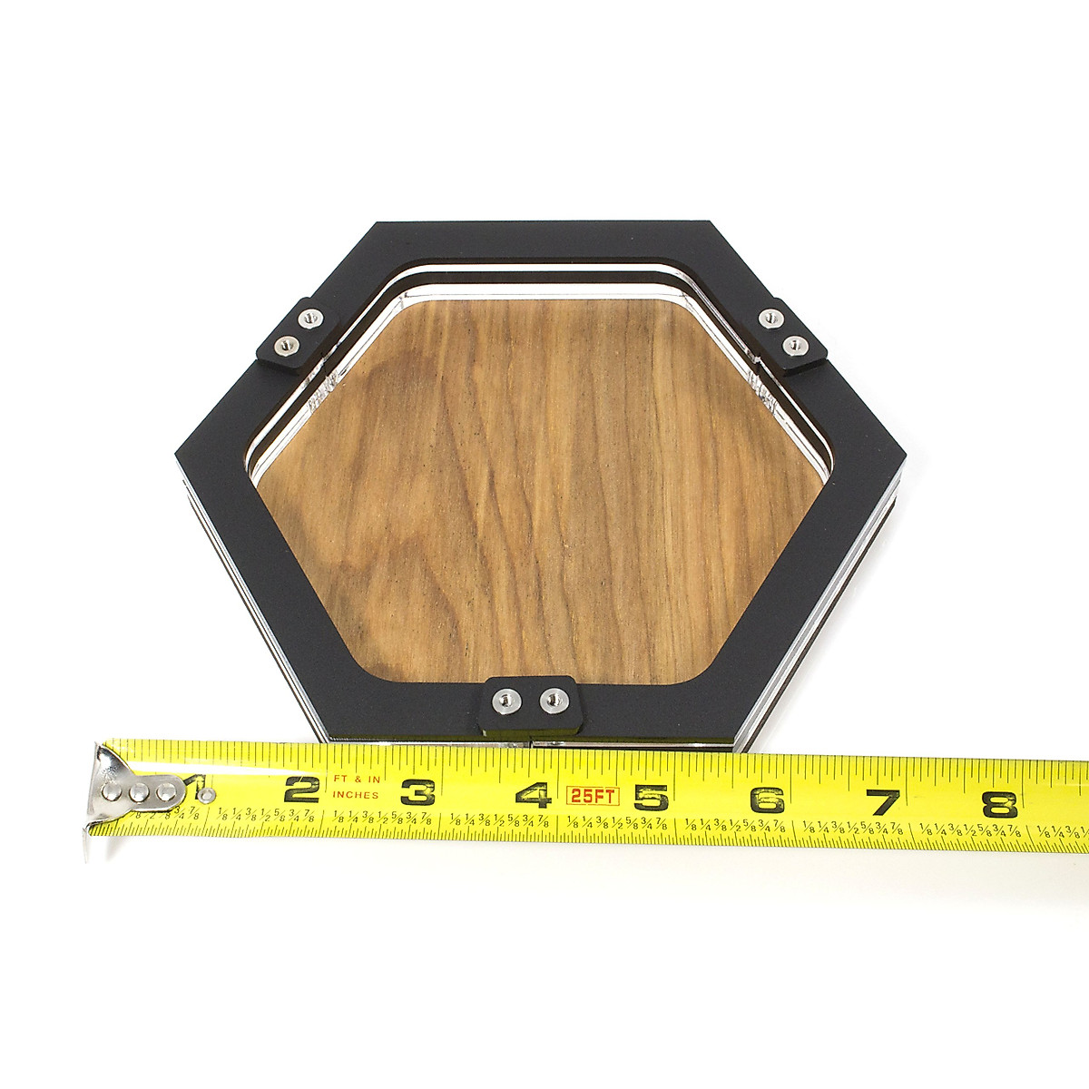 C4Labs Mini Personal Size Hexagon Gaming Dice Tray-7"x5.5"