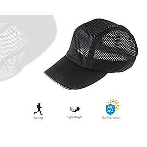 Beautifully Warm Backless Hat – Quick Dry Sport Baseball Hat for Women Black