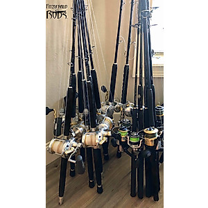 Fitzgerald Fishing Stunner HD Saltwater 5’8"-6'6” Line Weight 40-150 Lb, 80-200 Lb & 20-80 Lb, Heavy, X-Heavy & XX-Heavy Conventional Offshore or Nearshore Rods Great for Snapper, Grouper, Dolphin