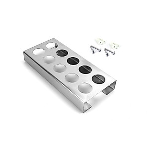 Polar Whale Brushed Stainless Steel Coffee Pod Organizer Storage Tray Counter Stand or Wall Mount Compatible with Keurig K-Cup KCup for Kitchen Home Office Waterproof 19 x 14.5 Inches Holds 48